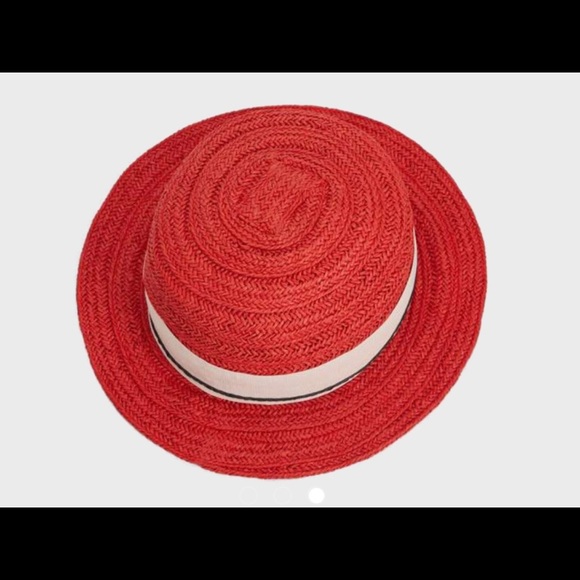 Parfois Accessories | Parfois General Red Straw Hat | Poshmark